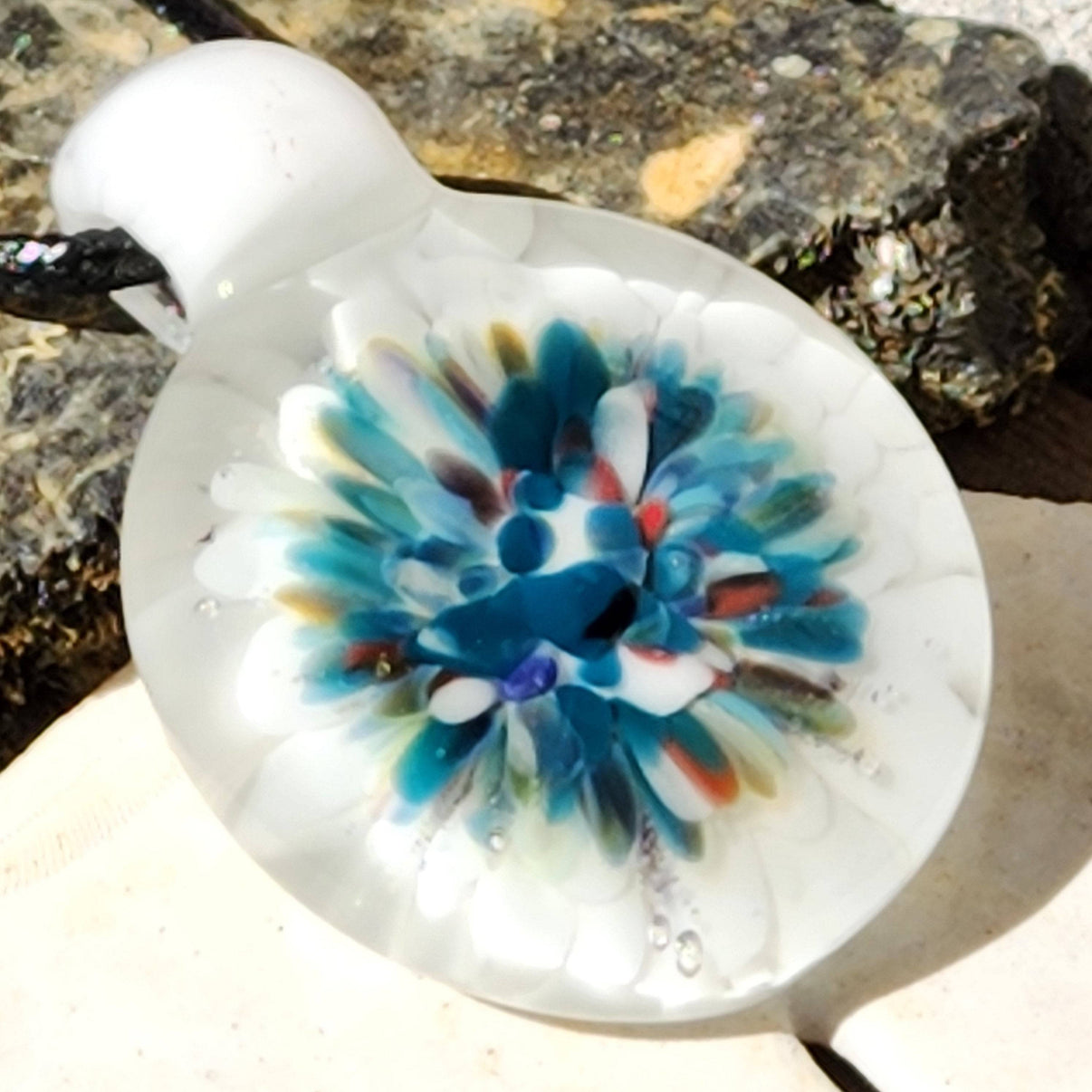 Heady Blown Glass Pendant Necklace in a Gift Box by DragonFire Glass ...
